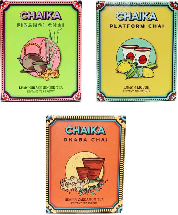 Chaika Instant Tea Premix- Platform Chai, Dhaba Chai & Firangi Chai ...