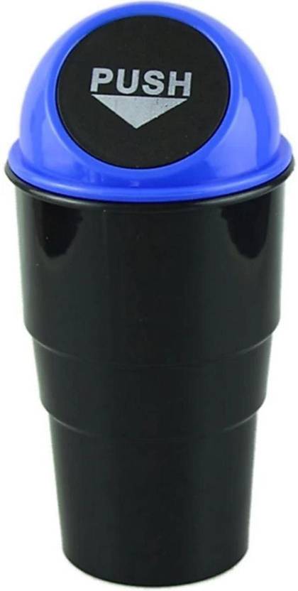 TEJAS SMART GADGETS Portable Mini Car Dustbin/Trash Bin, GREEN Plastic ...