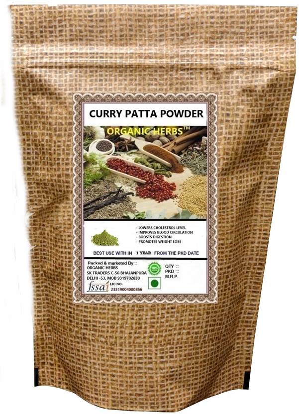 ORGANIC HERBS CURRY LEAVES POWDER | KADI PATTA POWDER- 100 GM Price in ...