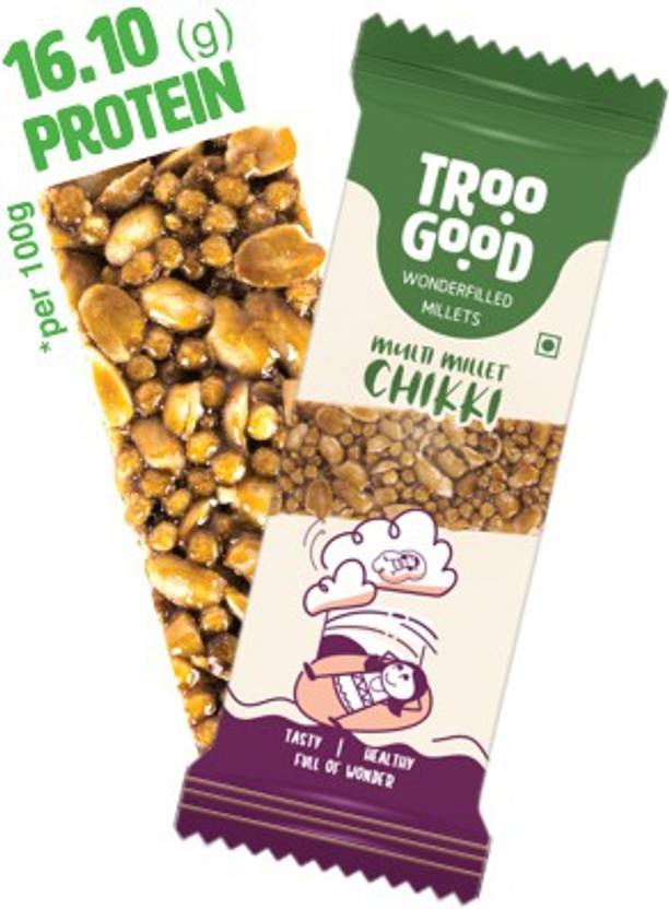 troo good Immunity Booster Multi Millet Chikki, Pack of 25 X 25g Box ...