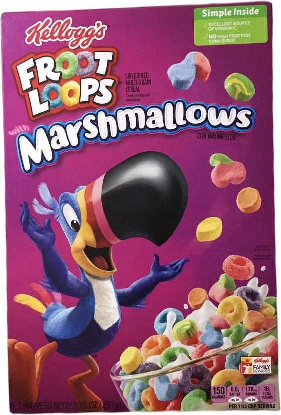 Kellogg's Froot Loops Marshmallows Breakfast Cereal Box Price in India ...