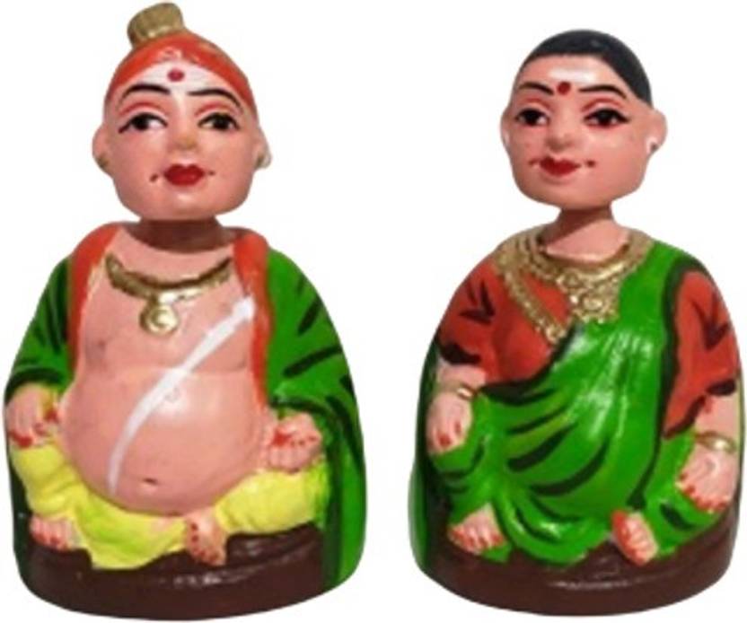 Radha krishna arts FIBER MADE 4.5-INCH CHETTIAR DOLL Decorative ...