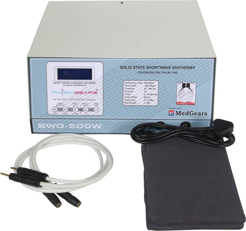MEDGEARS SWD Machine Physiotherapy Equipment Shortwave Diathermy 500w ...