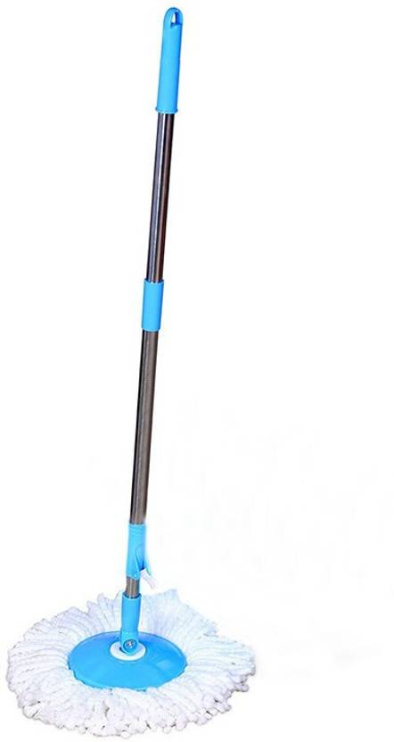 Crozier Spin 360 Degree Mop Full Stick Head Stainless Steel Rod with 1 ...