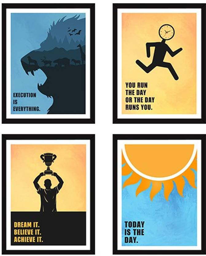 Motivational Quotes frames – Framed posters - Quotes frames for OFFICE ...
