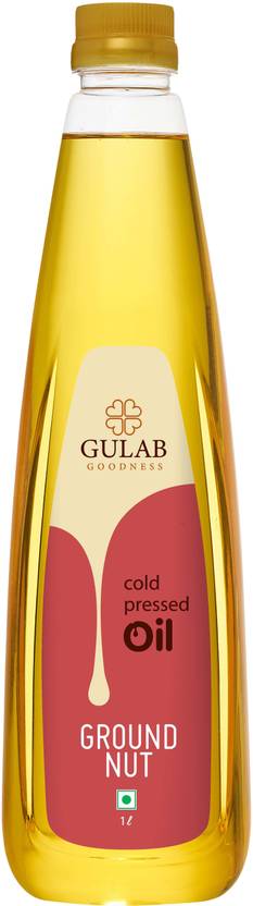 gulab oils Gulab Cold Pressed Groundnut Oil Plastic Bottle Price in ...