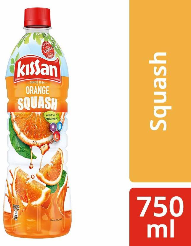Kissan KISAN ORANGE SQUASH 750 ML Price in India - Buy Kissan KISAN ...