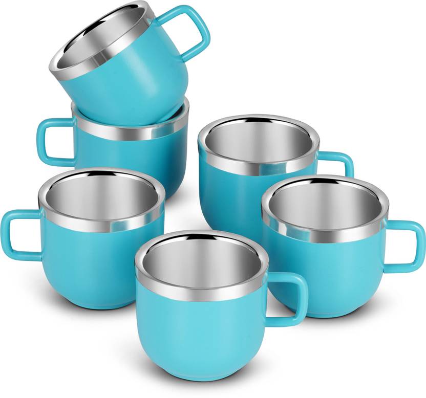 Classic Essentials Pack of 6 Stainless Steel Stainless Steel Double ...