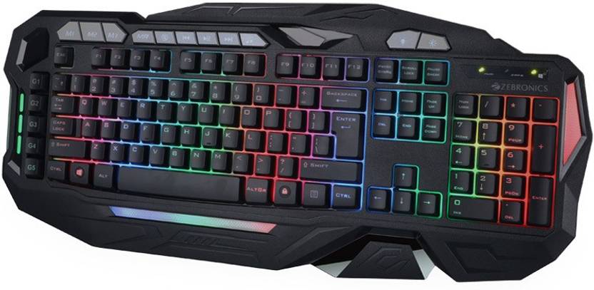ZEBRONICS Zeb-Magnus premium Gaming keybaord Wired USB Gaming Keyboard ...
