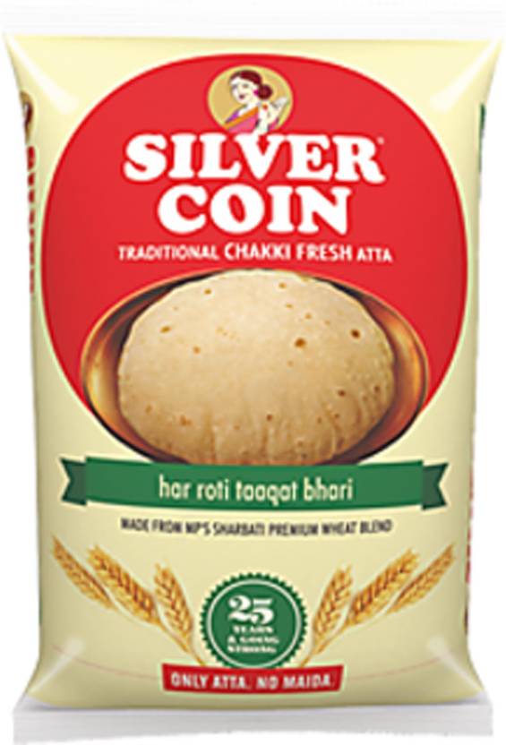 SILVER COIN Wheat Atta 10kg Price in India - Buy SILVER COIN Wheat Atta ...