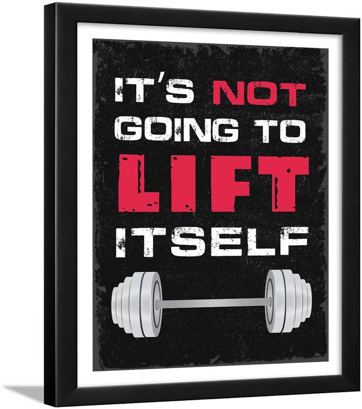Chaka Chaundh - Gym Framed Poster - Gym Posters with Frame - Framed Gym ...