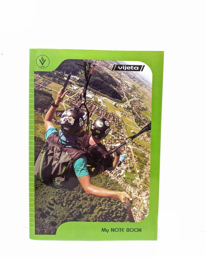 VIJETA Excecise Register Notebook A4 Note Book Single Ruled 240 Pages ...