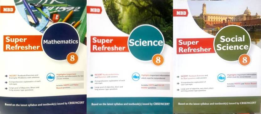 MBD Class 7 CBSE Guide Mathematics + Science + Social Combo (NCERT): Buy MBD Class 7 CBSE Guide ...