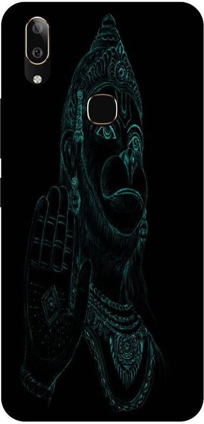 KARJUN Back Cover for Vivo V9 Pro, Black Hanuman Multicolour Printed ...