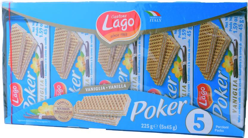 LAGO Mini Poker Wafer-Vanilla (5Pcs) (Pack of 2) Wafers Price in India ...