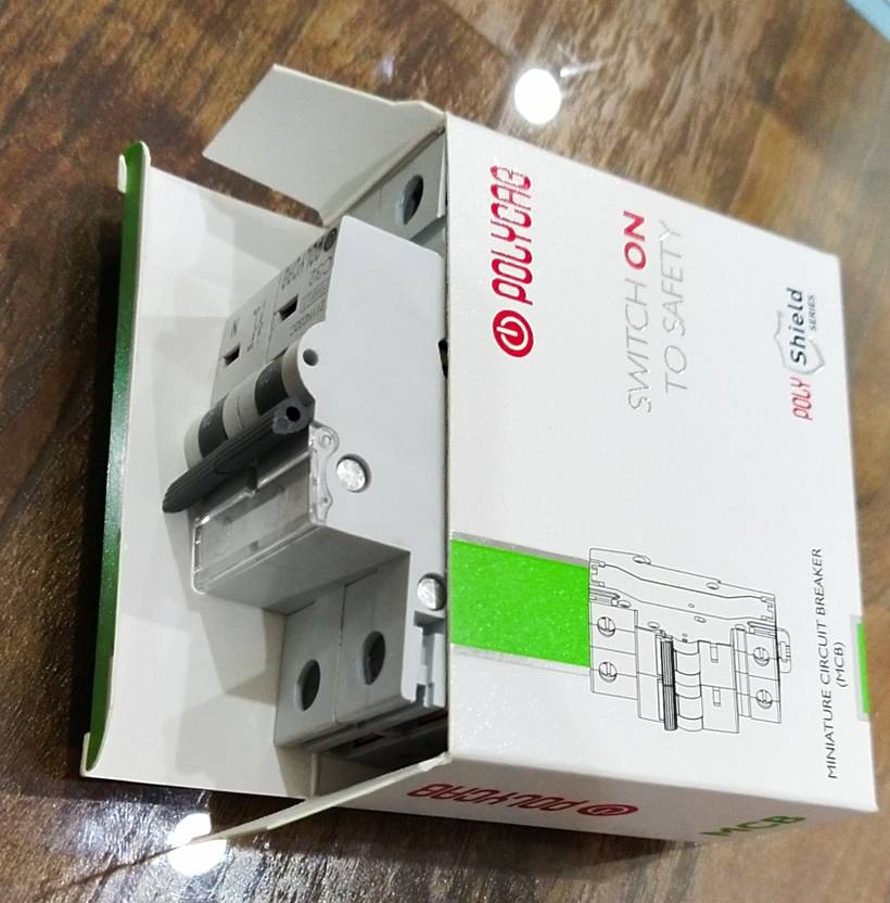 POLYCAB MCB MCB 16A C-CURVE 2POLE GMM201N003 MCB Price in India - Buy ...