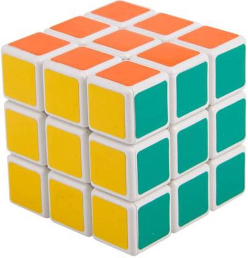 aaradhyacollection Rubik's Challenge Stickerless Magic Rubik Cube 3x3x3 ...
