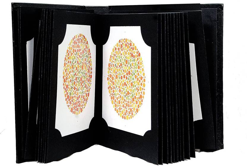 Ishihara Test Chart Book For Color Deficiency With 38 Plates: Buy ...