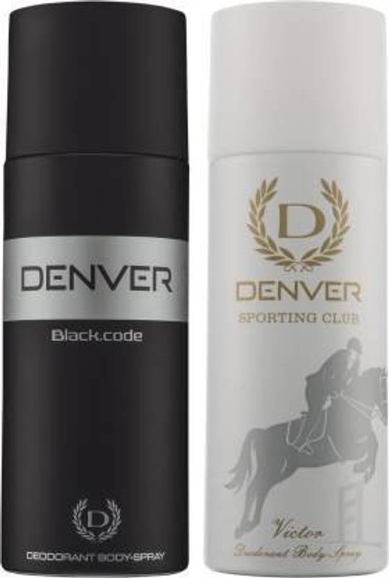 DENVER black code & sporting club victor Body Spray - For Men - Price ...