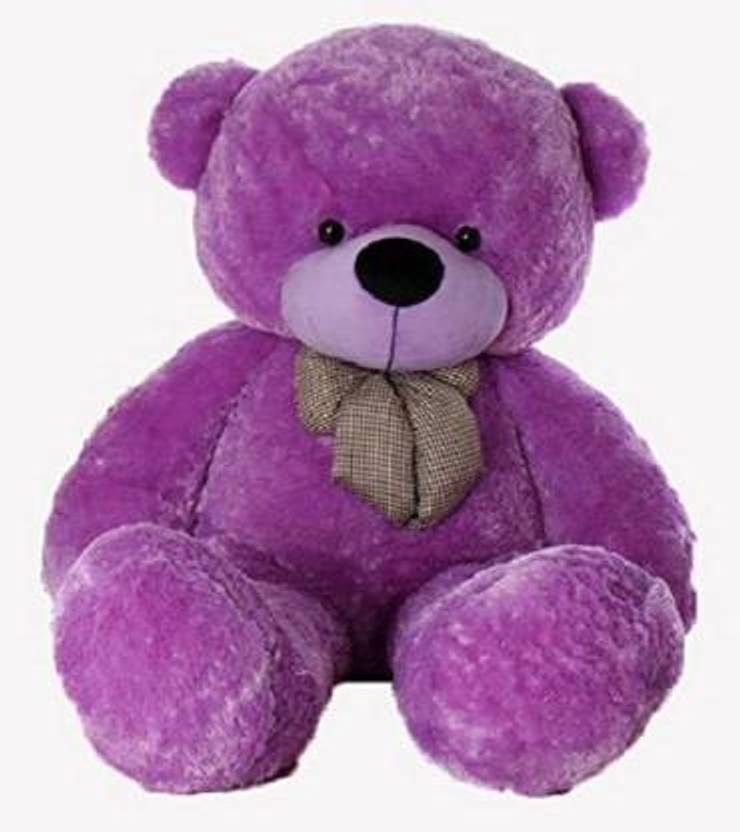 TOYGURU Premium Quality 3 Feet Soft And Very Cute teddy Bear - Purple ...