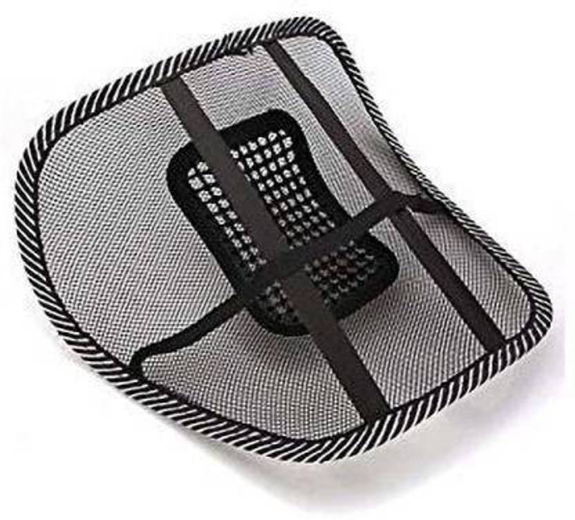 SALEZONE Chair Back Rest Car Seat Lumber Support Lumbar Support (Black ...