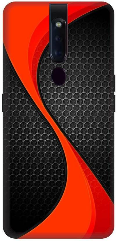 KARJUN Back Cover for OPPO F11 Pro, Black Design Multicolour Printed ...