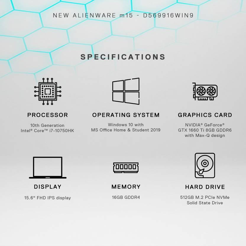 Alienware Core i7 10th Gen m15R3 Gaming Laptop – Xtreme Offers