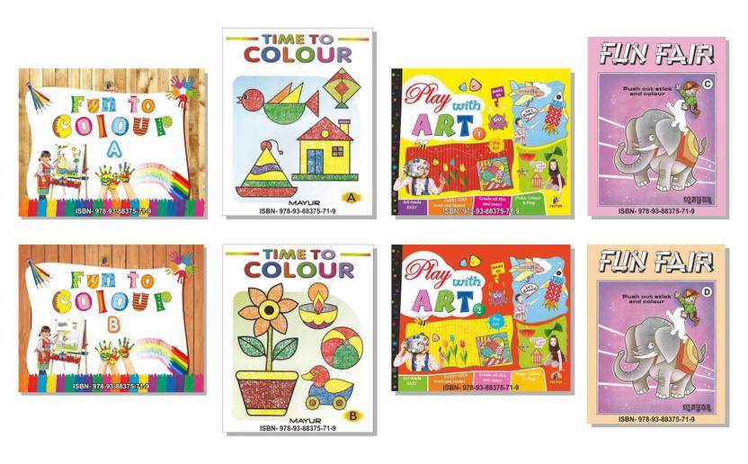 Origami Paper Foilding Colouring Pasting Drawing Sticking Art Activity ...