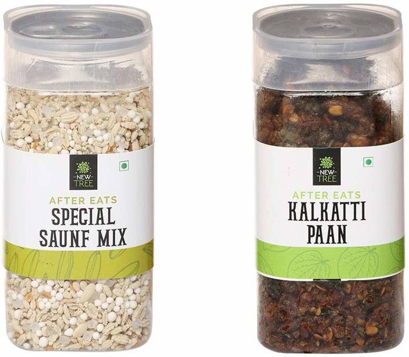 NEW TREE Combo Pack of Kalkatti Paan (210 g) and Special Saunf Mix ...