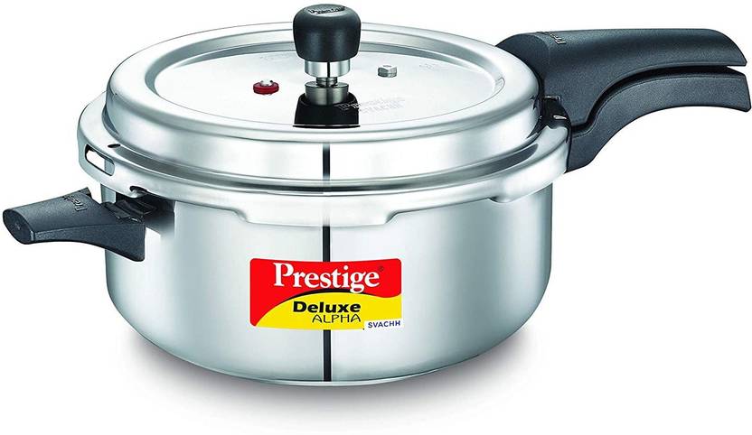 Prestige Svachh Deluxe Alpha Pressure Pan 5 L Induction Bottom Pressure ...