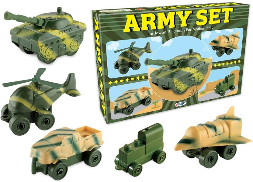Trade Zone Military Vehicle Set Die Cast Army Vehicle Play Set, Army ...