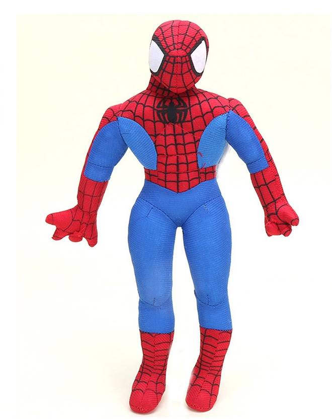 Crispy toys Spider man teddy bear for kids playing toy 40 cm long size ...