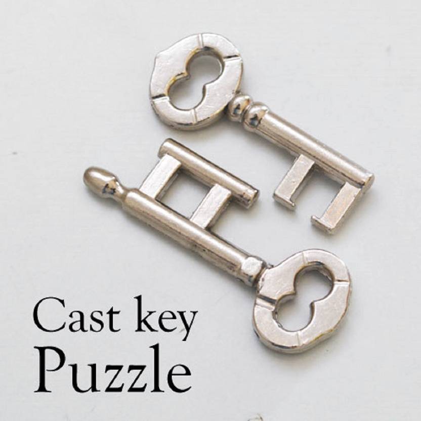 MilesMagic Magician's Cast Key Puzzle Metal Interlocking Keys Linking ...