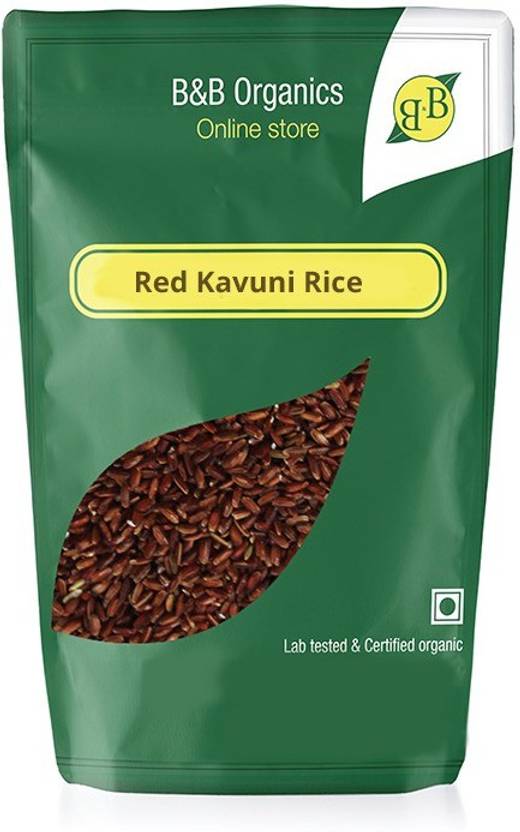 B&B Organics Red Kavuni Rice Red Kavuni Arisi Rice (Medium Grain ...