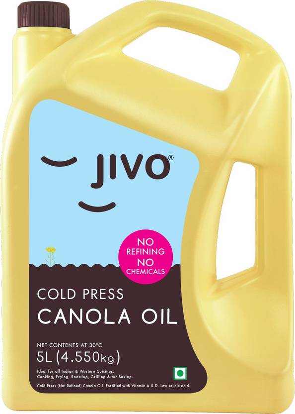 JIVO Cold Pressed Canola Oil Can Price in India - Buy JIVO Cold Pressed ...
