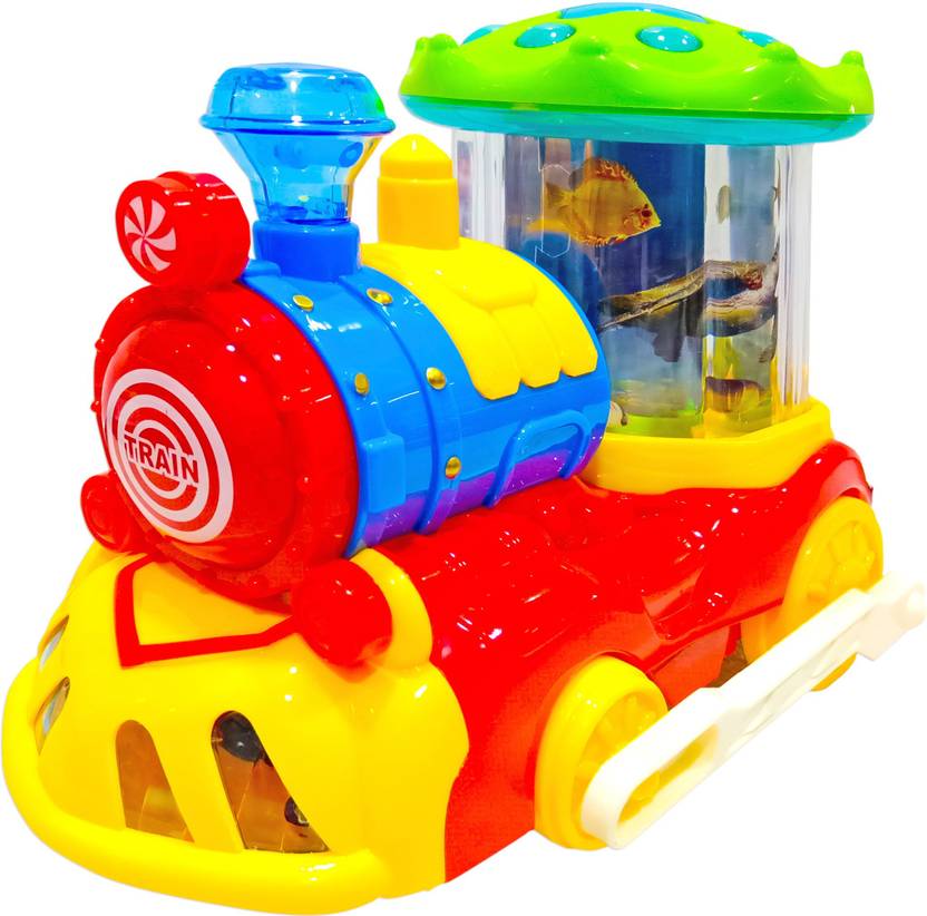 Toyshack Musical Bump and Go Train with Flashing Lights Toy for Boys ...