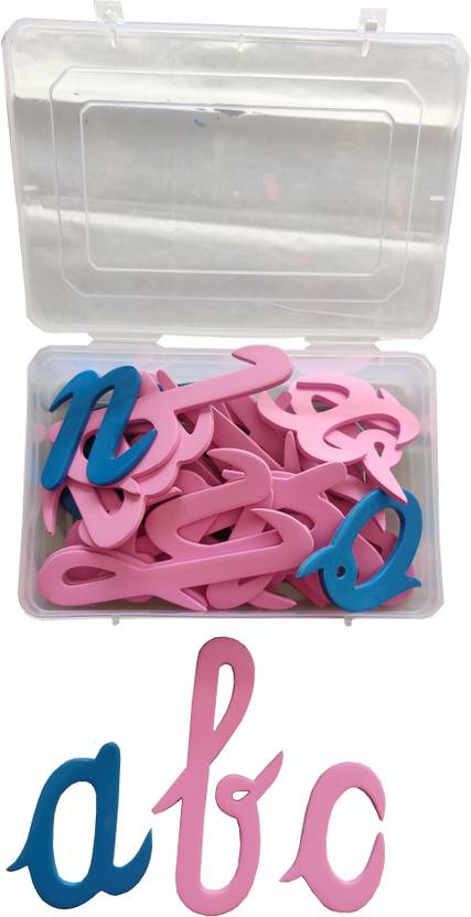 ABC Kids World Movable Cursive Alphabets in a Rectangle Shape Box Price ...