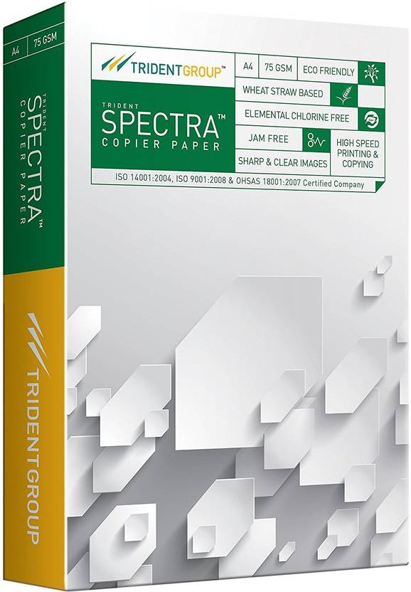 Flipkart.com | TRIDENTGROUP Spectra 75GSM White Copier Paper Unruled A4 ...