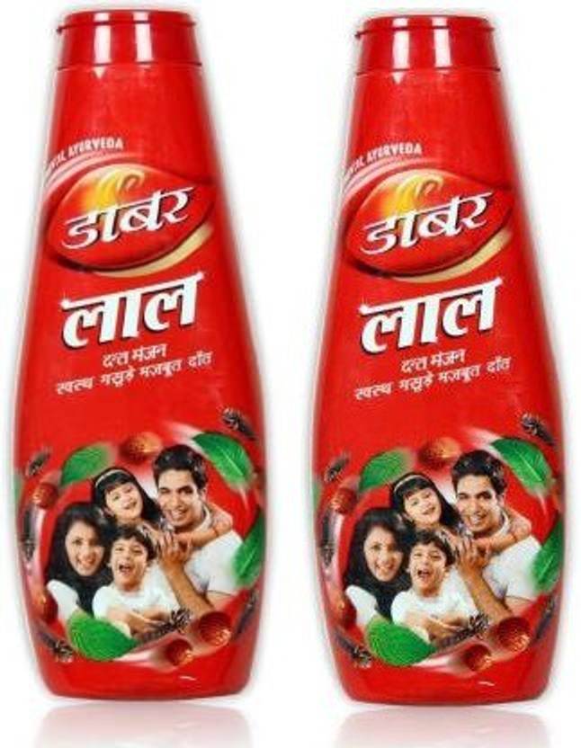 Dabur Red Lal Dant Manjan Tooth Powder - 300 g (Pack of 2 x 150 g ...