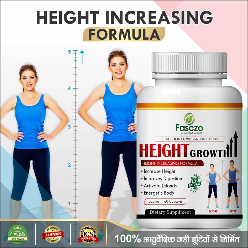 Fasczo Height Growth capsules forspecially in teenage years 100% Pure ...