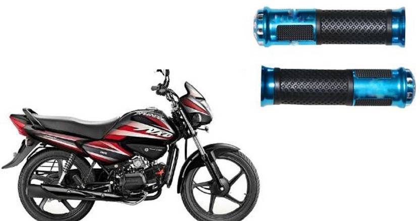 AutoVHPR BlueGripCoverHroSplendorNXG Handle Bar Grip For Hero Splendor ...
