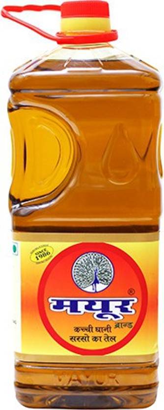 GANESH OIL MILLS MAYUR KACHI GHANI MUSTARD OIL 2 LTR Mustard Oil PET ...