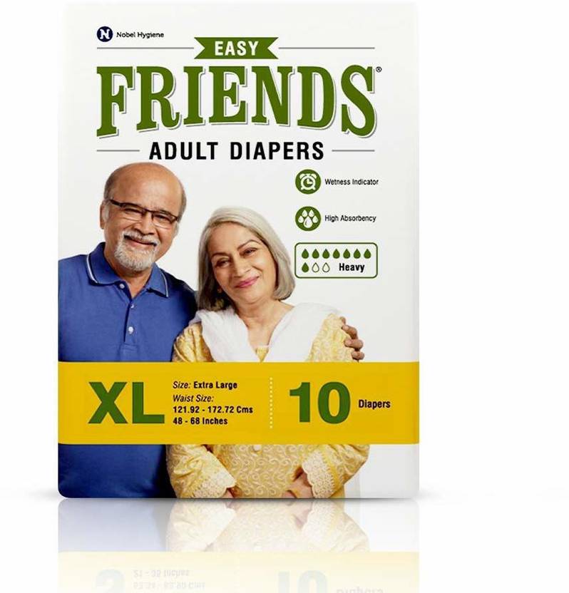 Noble Hygiene Friends Easy Adult Diapers Extra Large Size,(Pack Of 3 ...