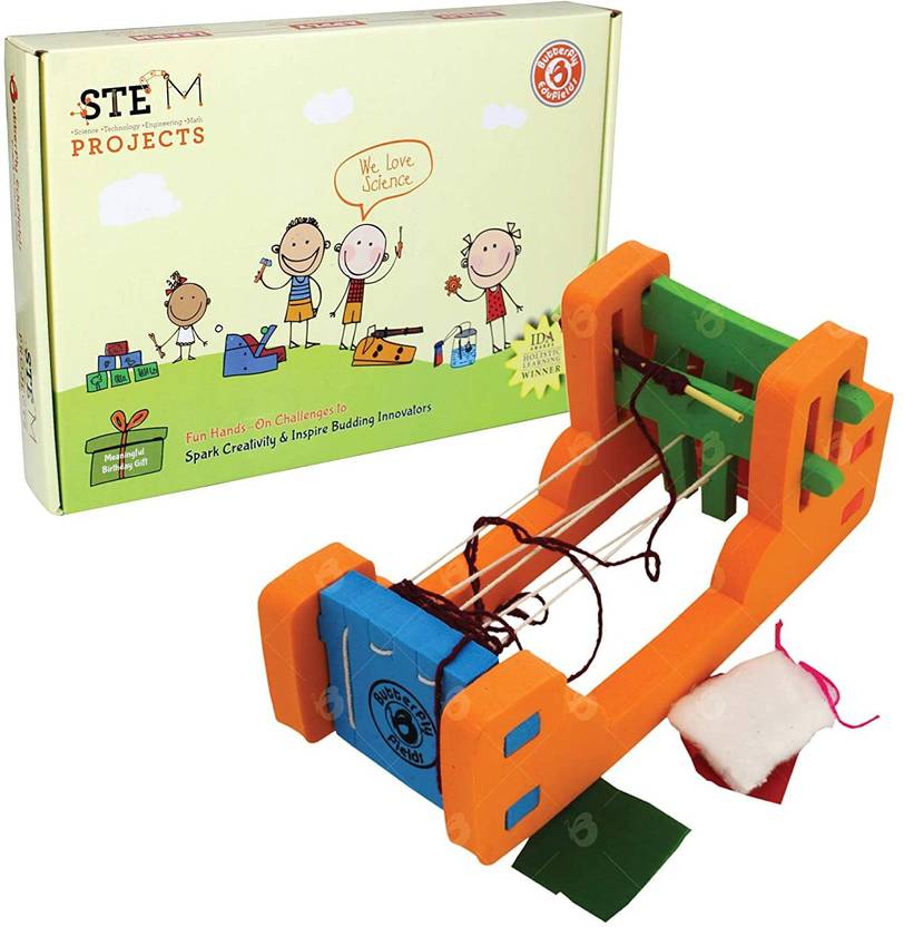 Butterfly FIelds DIY Mini Handloom Model, STEM Learning Toy for Kids ...