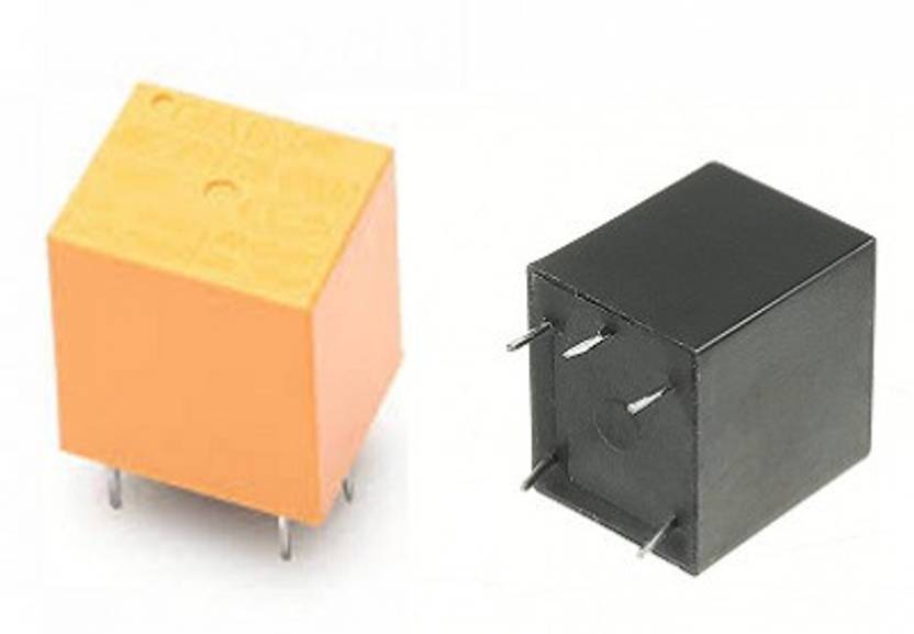 EMERGING TECHNOLOGIES 5PCS HLK RELAY 12V 10A SPDT PCB Mount Sugar Cube ...