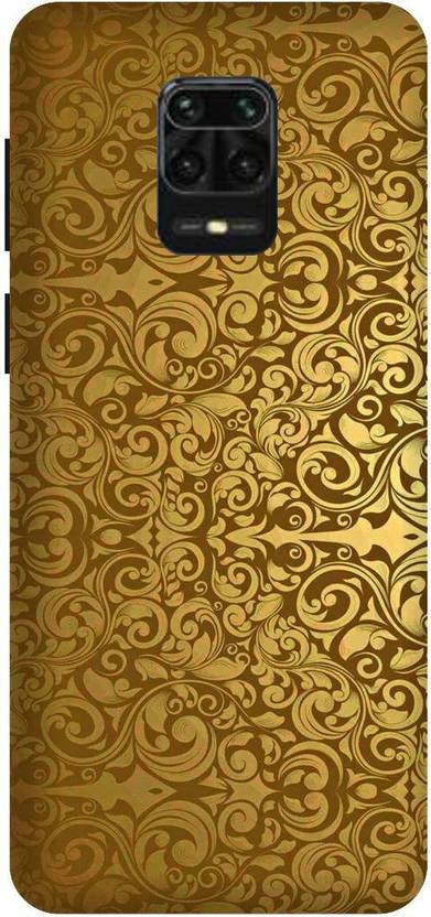 Clickzone Back Cover for Poco M2 Pro Printed Gold_Pattern-- Mobile Back ...