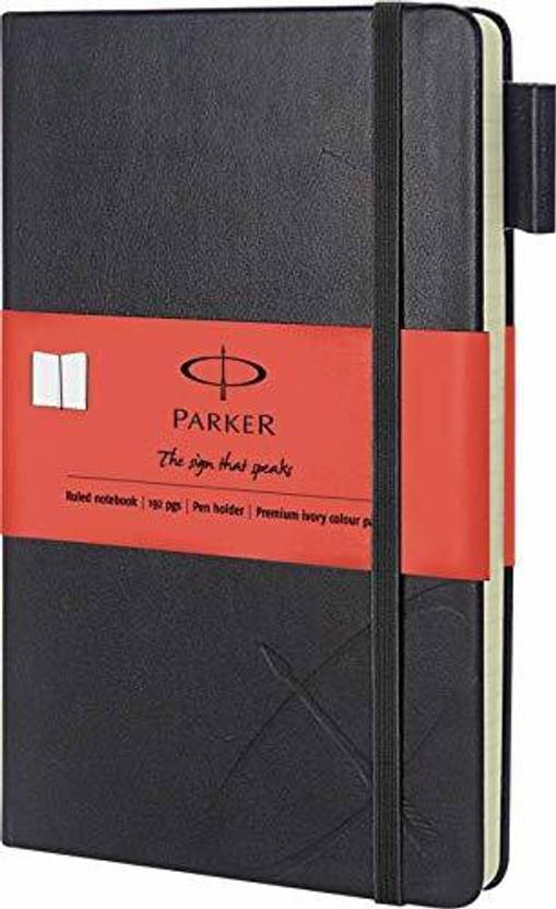 PARKER Ruled Notebook Diary | 192 Pages |90 GSM Premium Ivory Colored ...