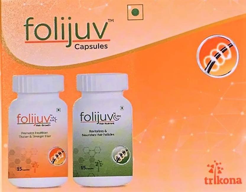 folijuv FLJVCAP HAIR GROWTH SUPPLEMENT Price in India - Buy folijuv ...
