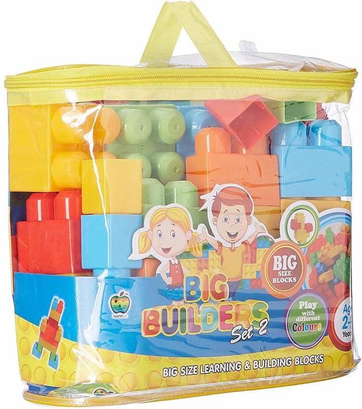 Apple Fun Rhymes Extra Large Size Learning & Building Multicolour ...