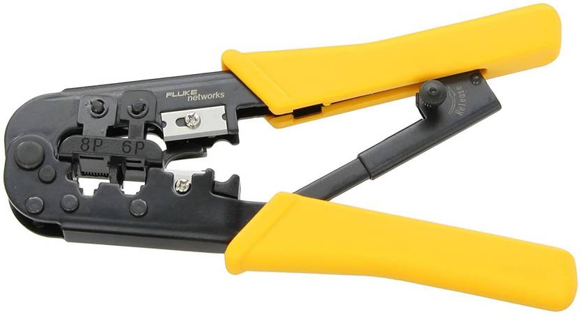 FLUKE RJ45 FLUKE RJ45 CRIMPING TOOL MODULAR CRIMPER Manual Crimper ...